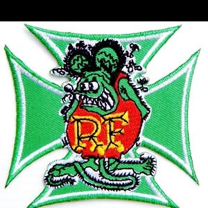 Accessories | Rat Fink Patch Iron On Hot Rod Badge Diy Car | Poshmark
